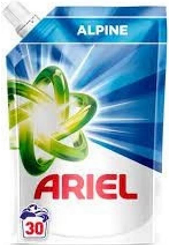Ariel prací gél 1,5L Washiong Liquid Refill Eco Alpine (30 dávok)